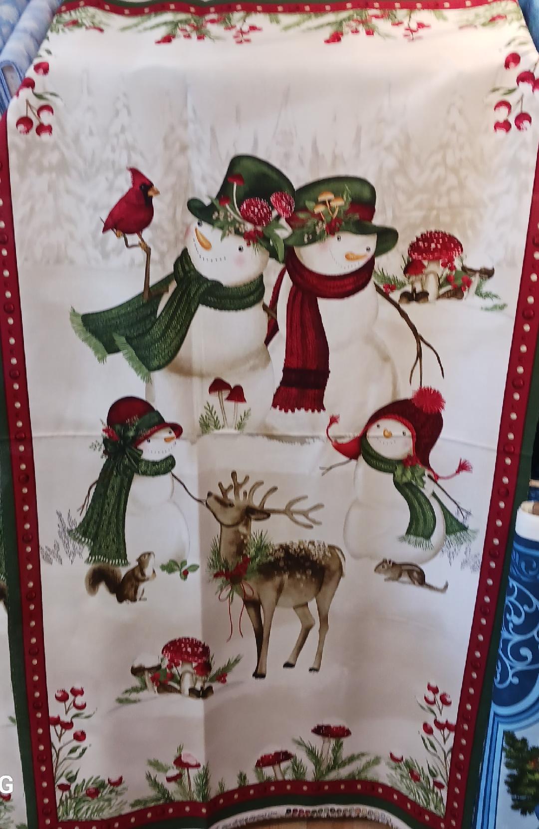 Woodland Snowmen – Creemore House of Stitches Quilt and Yarn Shop